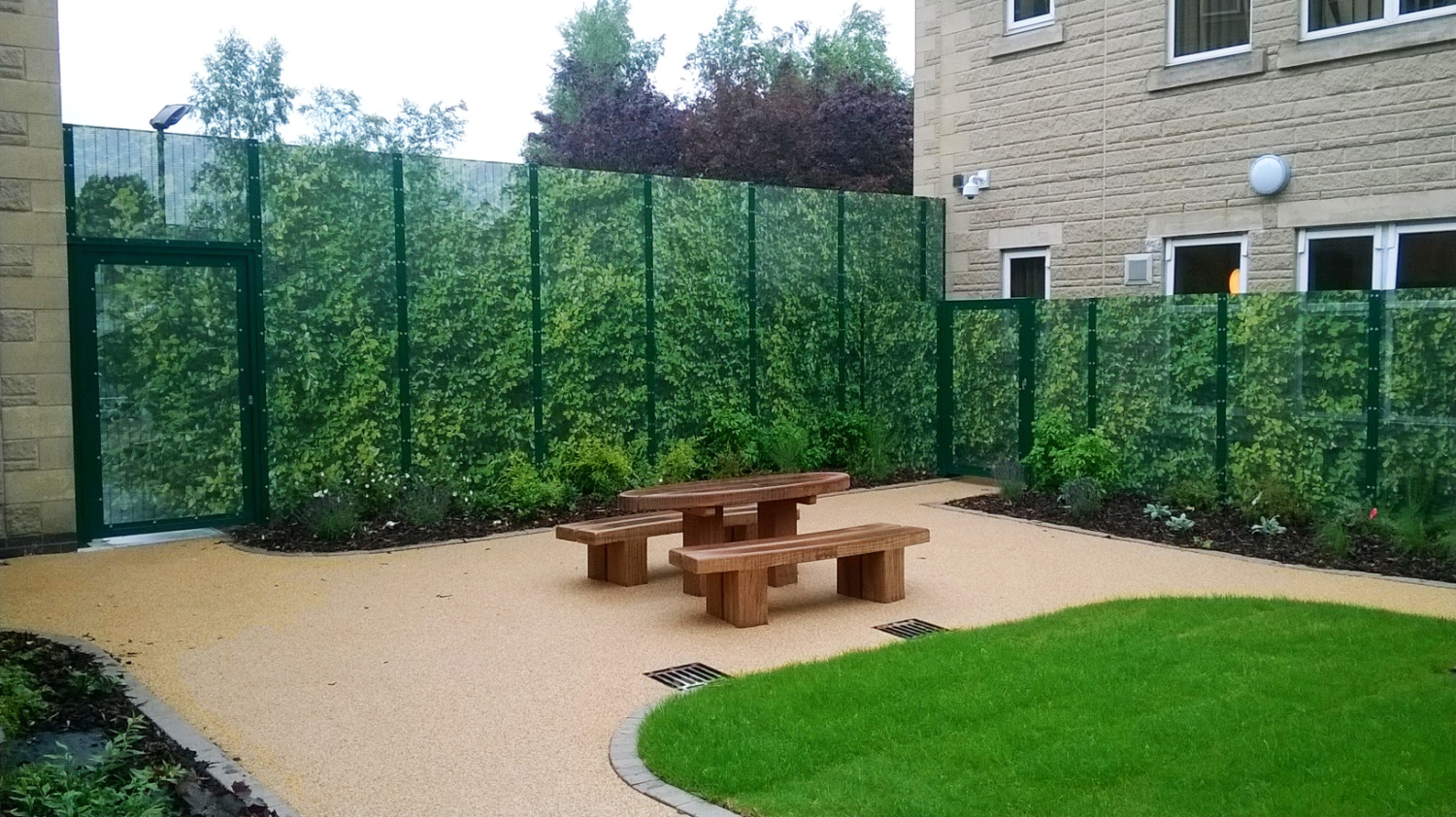 Britplas | Fortress Fencing | Secure fencing for mental health environments